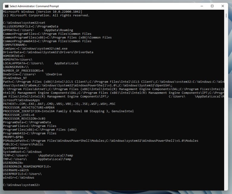Comprehensive List of Environment Variables in Windows 10/11 - Michael ...